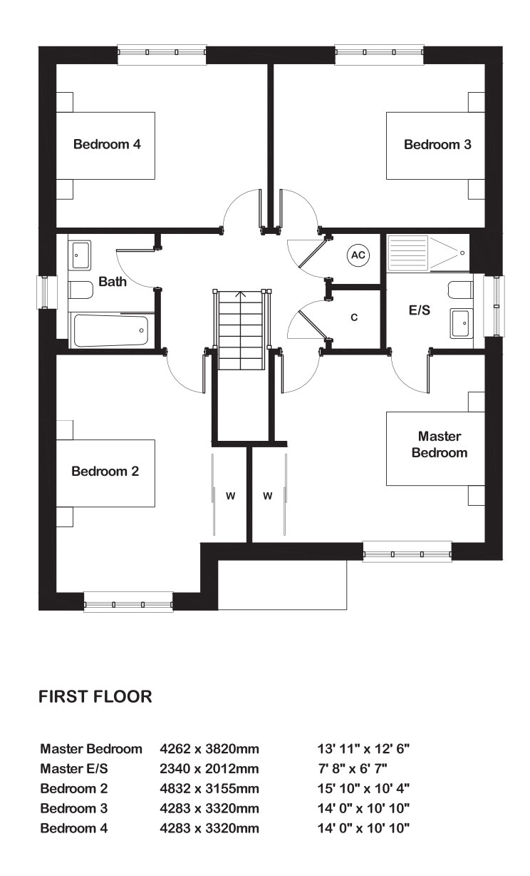The Hawthorn, Oakridge Plots 2, 3 & 4 - Belgrave Homes